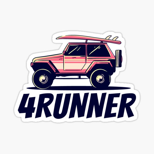 "4Runner" Sticker for Sale by timegraf | Redbubble