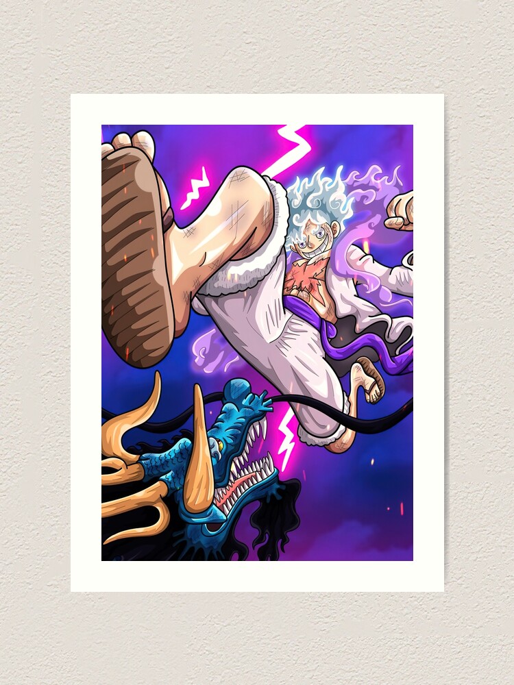 "Luffy vs Kaido" Art Print for Sale by CindyButler | Redbubble