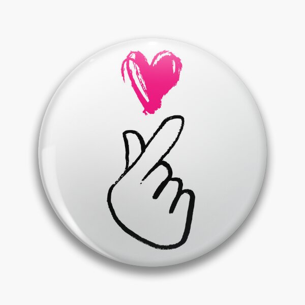 "Korean Finger Heart, Korean Love Sign, Korean Heart Hand Symbol, K-Pop ...