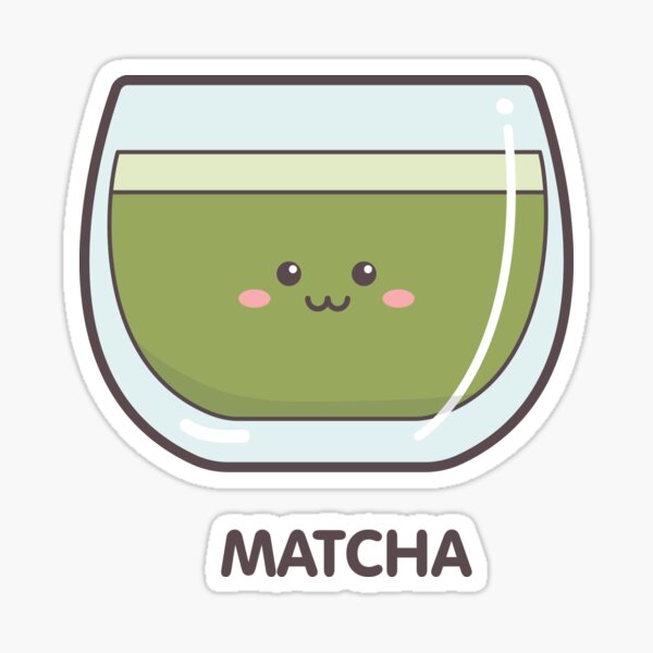 "Matcha" Sticker by shegotskeels | Redbubble