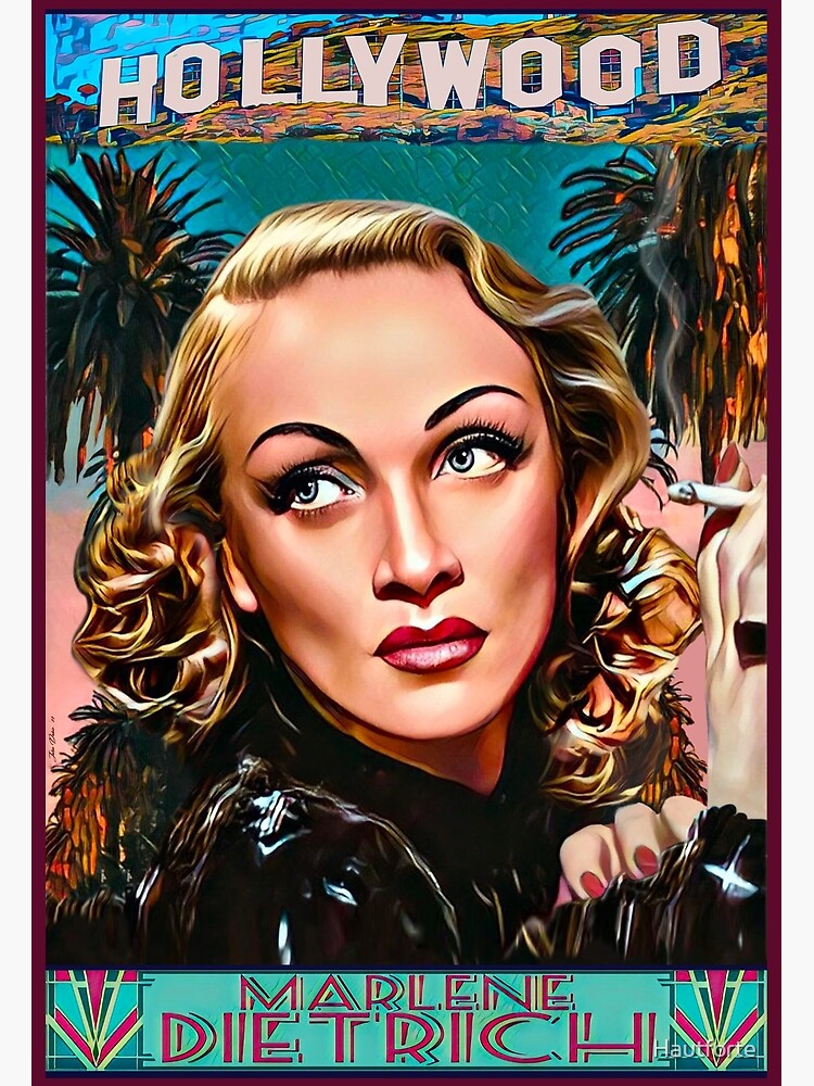 Marlene Dietrich Hollywood Icon Sex Symbol Singer Humanitarian