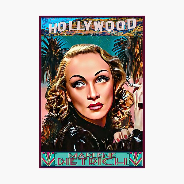 Marlene Dietrich Hollywood Icon Sex Symbol Singer Humanitarian