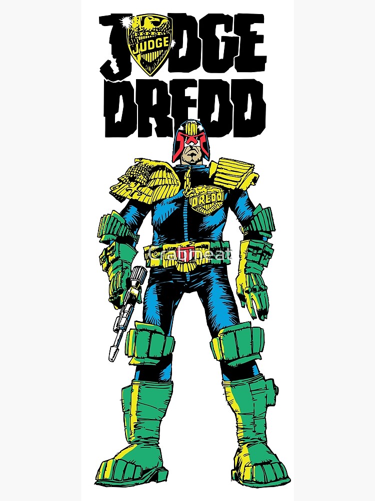 "Dredd: Judge, Jury and Executioner (black logo)" Poster for Sale by ...