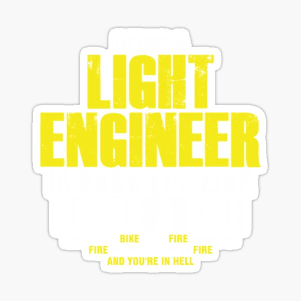 "Light Engineer Lighting Music Live Band Rock" Sticker for Sale by ...