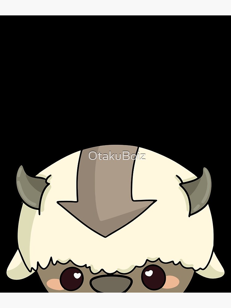 "Appa Chibi Anime Peeker Avatar" Poster for Sale by OtakuBoiz | Redbubble