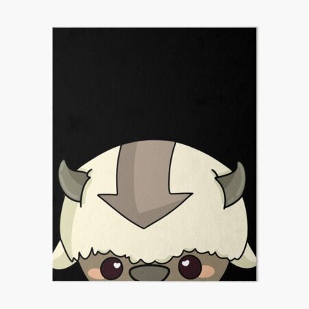 "Appa Chibi Anime Peeker Avatar" Art Board Print by OtakuBoiz | Redbubble