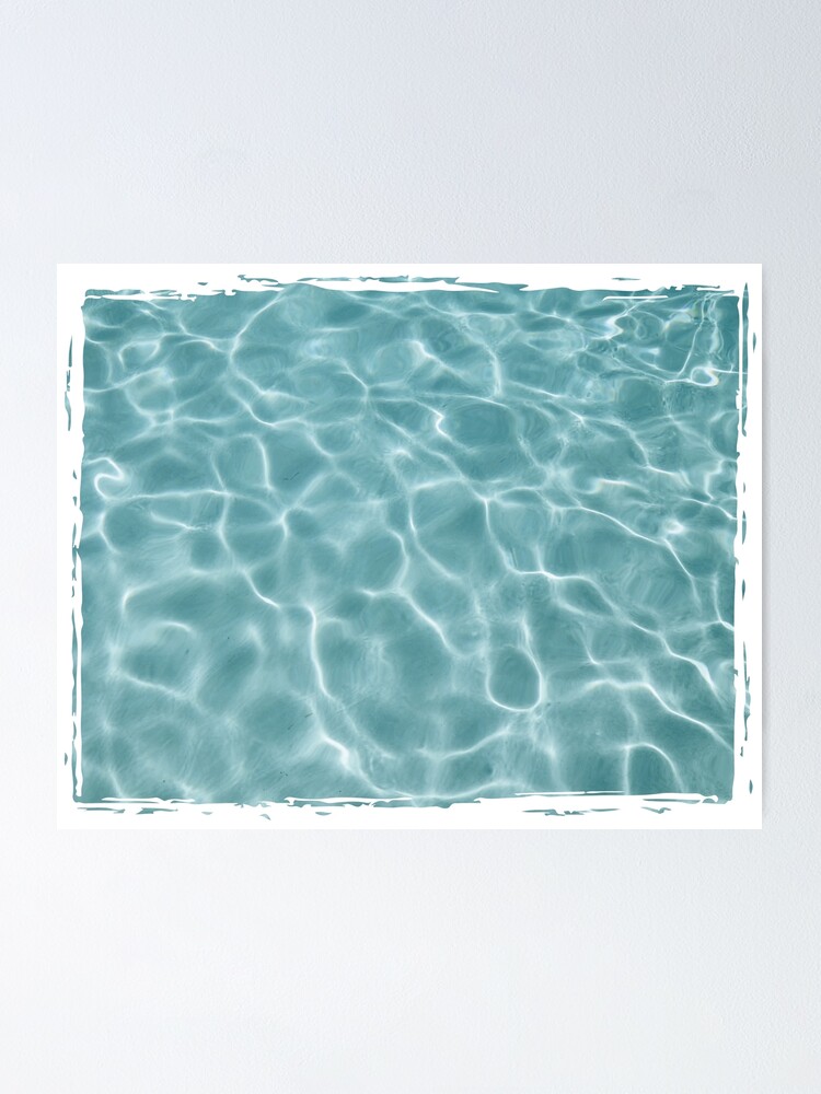 "Water Ripples" Poster for Sale by SevillaPatterns | Redbubble