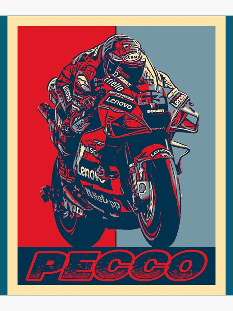 "Francesco Bagnaia Pecco " Poster for Sale by RNGApparel | Redbubble