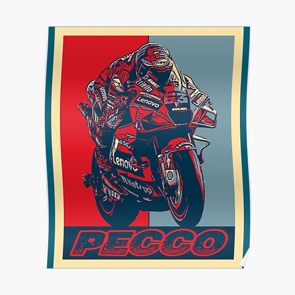 "Francesco Bagnaia Pecco " Poster for Sale by RNGApparel | Redbubble