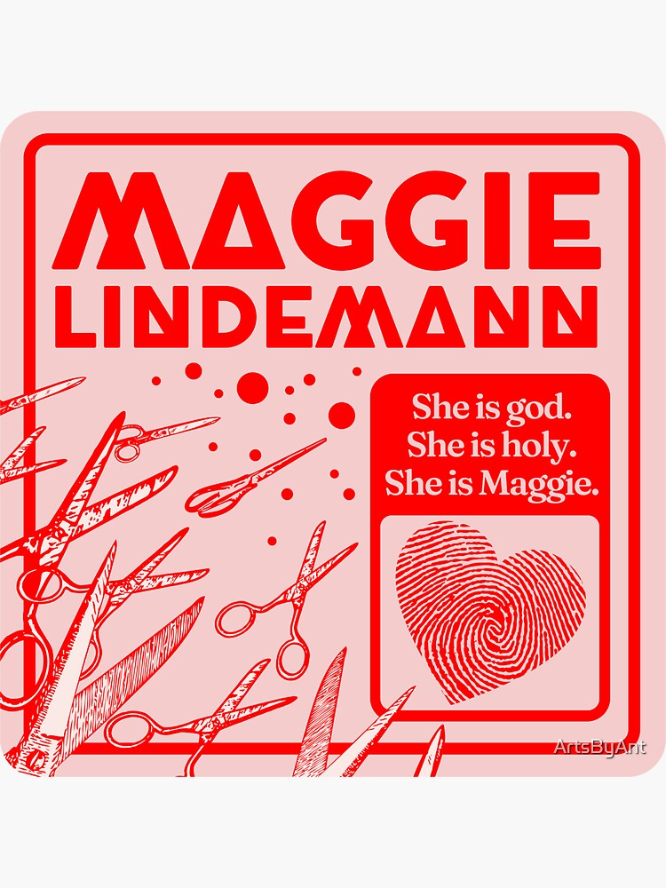 "Maggie Lindemann" Sticker for Sale by ArtsByAnt | Redbubble