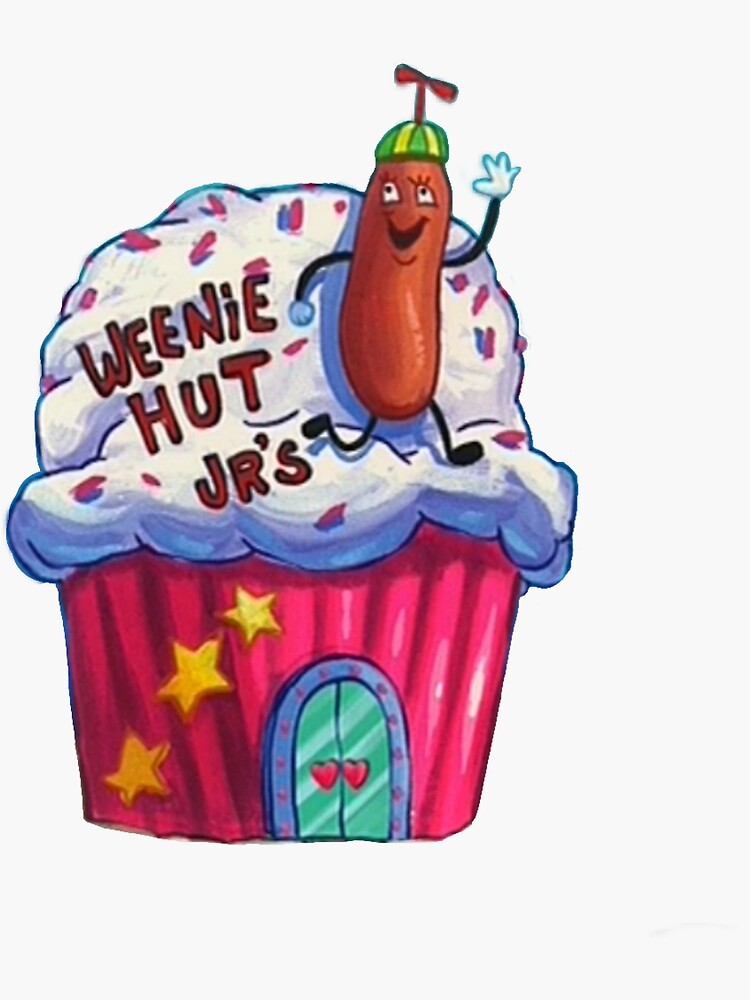 "Weenie Hut Junior " Sticker for Sale by IQproducts | Redbubble