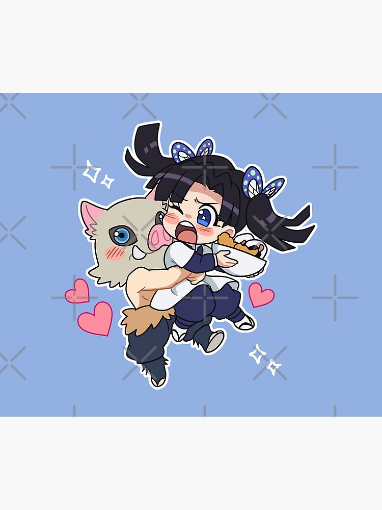 "Kimetsu No Yaiba Love Couple Inosuke Hashibira X Aoi Kanzaki - Demon ...