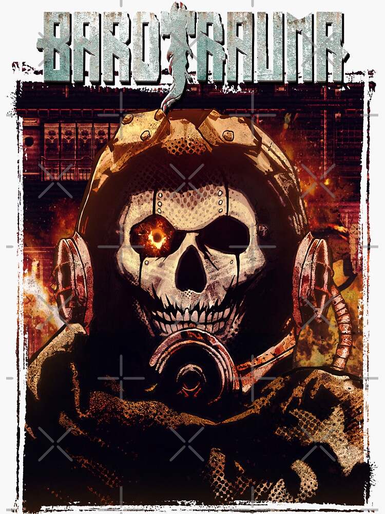 "Barotrauma" Sticker for Sale by Kimmy73RB | Redbubble