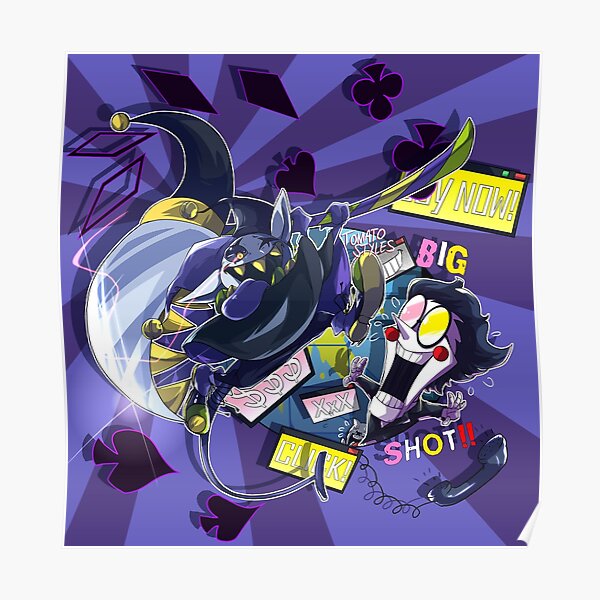 "Jevil and Spamton" Poster for Sale by TomatoStyles | Redbubble