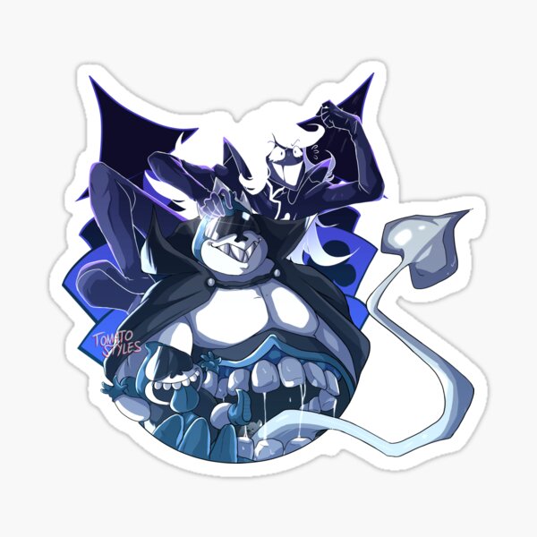 "Deltarune king Lancer and Rouxls Kaard" Sticker for Sale by ...