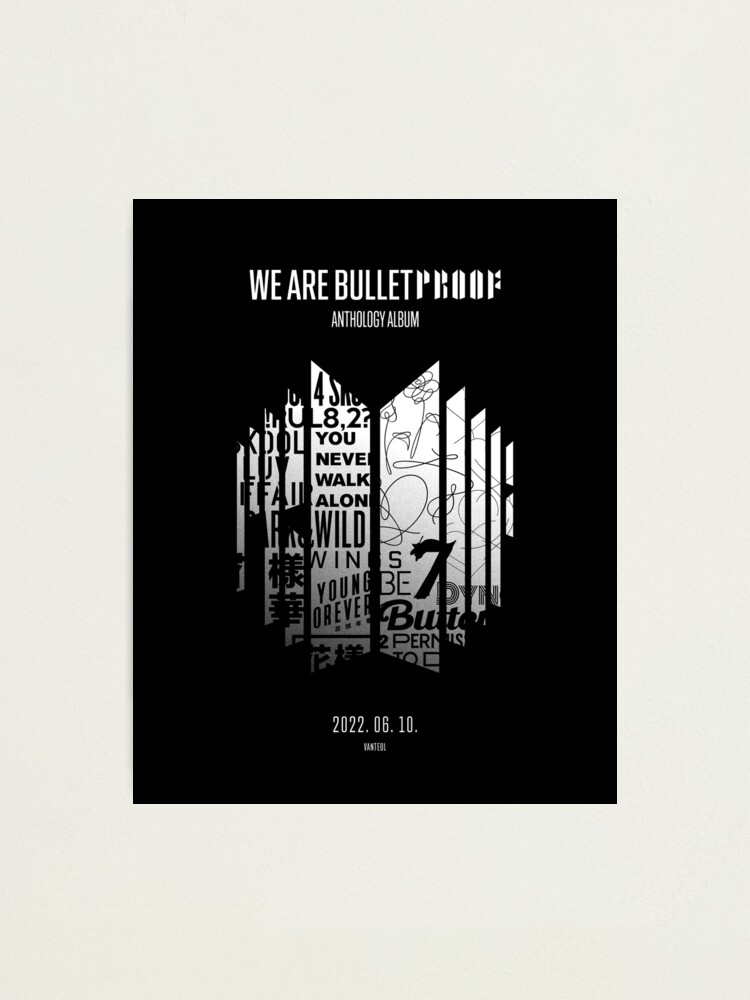 "bts logo proof comeback 2022 we are bulletproof logo concept photo yet ...