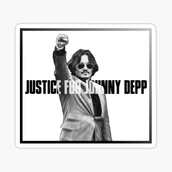 "Limited Edition - Justice For Johnny Depp Black and white -| Perfect ...