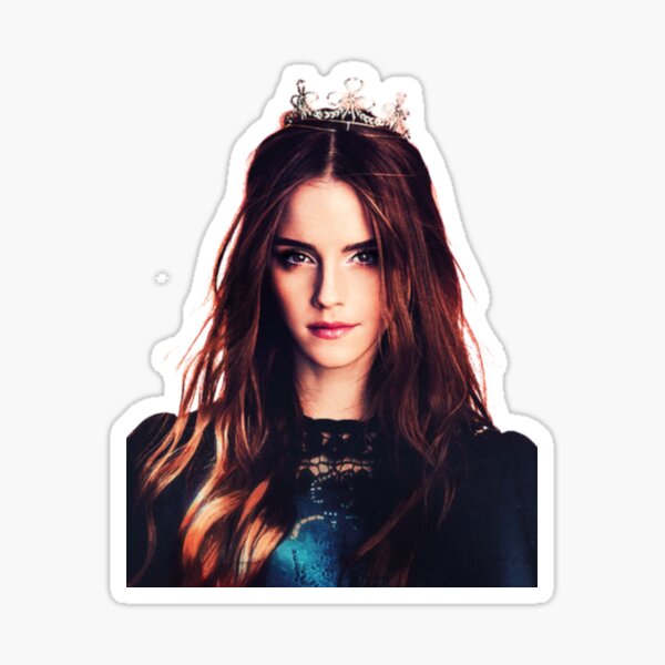 "Emma Watson " Sticker for Sale by Fashiongalaxy1 | Redbubble