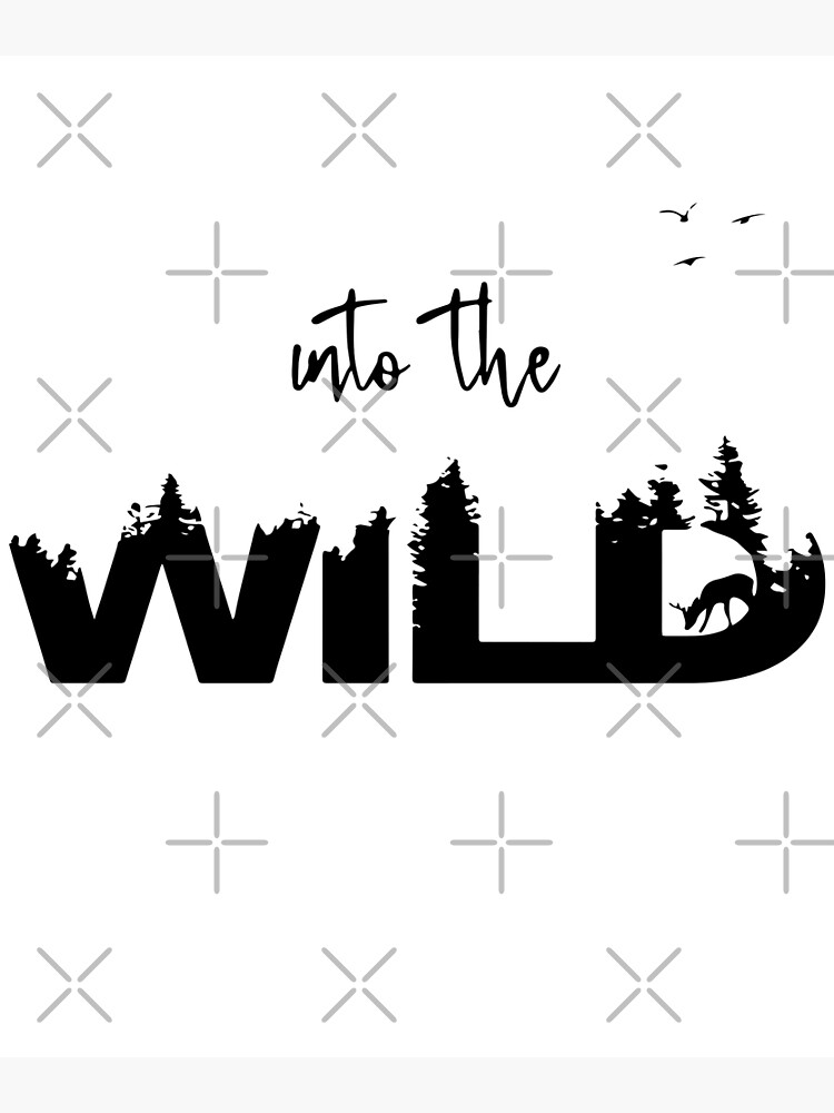 "Into The Wild | Forest & Trees | Deer | Nature | Wildlife " Poster for ...