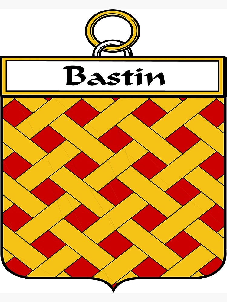 "Bastin " Poster by HaroldHeraldry | Redbubble