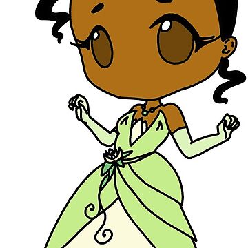 "Princess Tiana in Swamp dress" Sticker for Sale by AzureWhichcraft ...