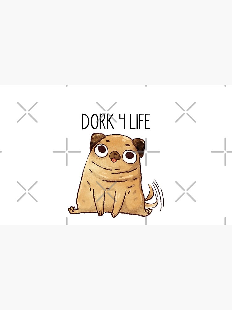 "Pug: Dork 4 Life " Mug by michelledraws | Redbubble