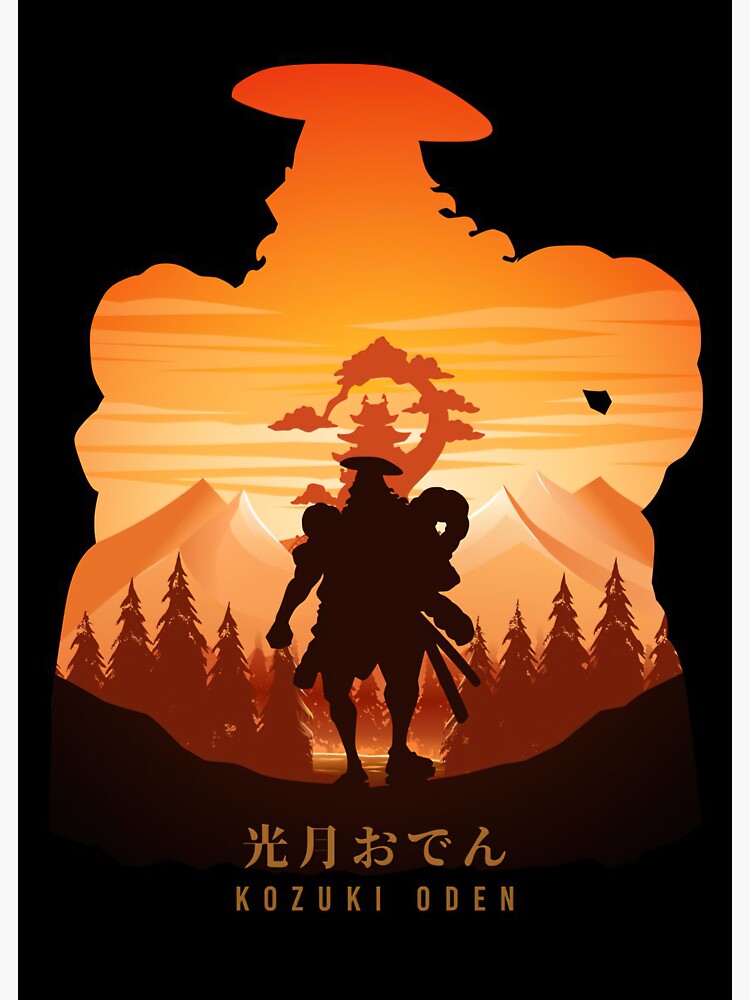 "Kozuki Oden One Piece" Sticker for Sale by AnthonyCoraine | Redbubble