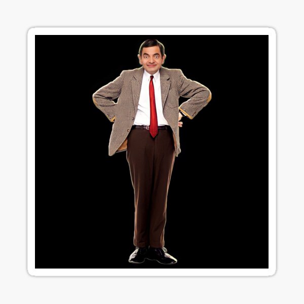 "Mr. Bean Design" Sticker for Sale by HansdaBayar | Redbubble