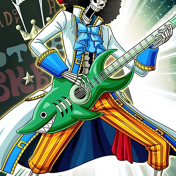 "Anime One Piece Brook" Poster for Sale by BrandyBare | Redbubble