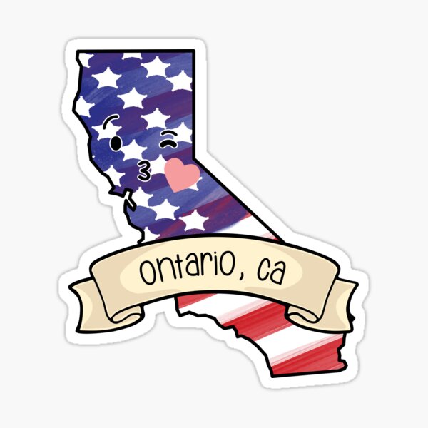 "Ontario" Sticker by WordsMaps | Redbubble