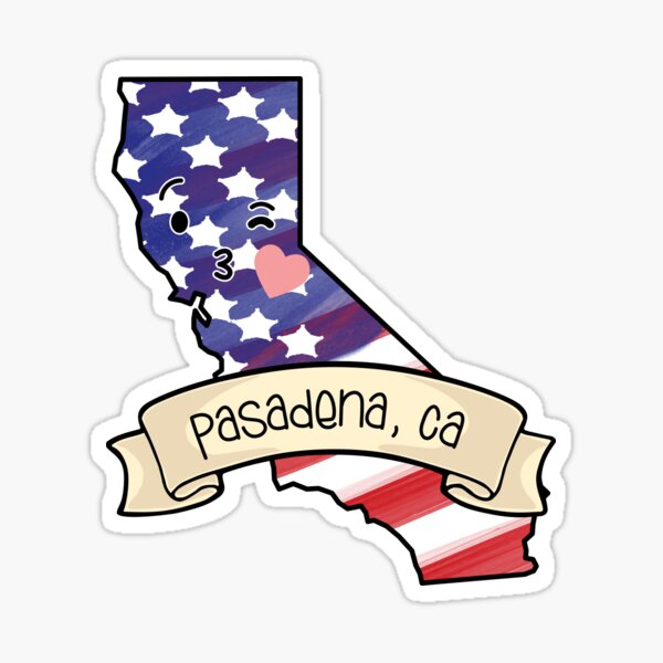 "Pasadena" Sticker for Sale by WordsMaps | Redbubble