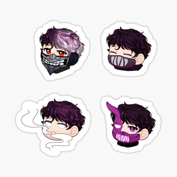 "CORPSE HUSBAND variant " Sticker for Sale by creamykatsudon | Redbubble