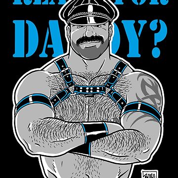 "READY FOR DADDY - BLUE DETAILS" Poster for Sale by bobobear | Redbubble