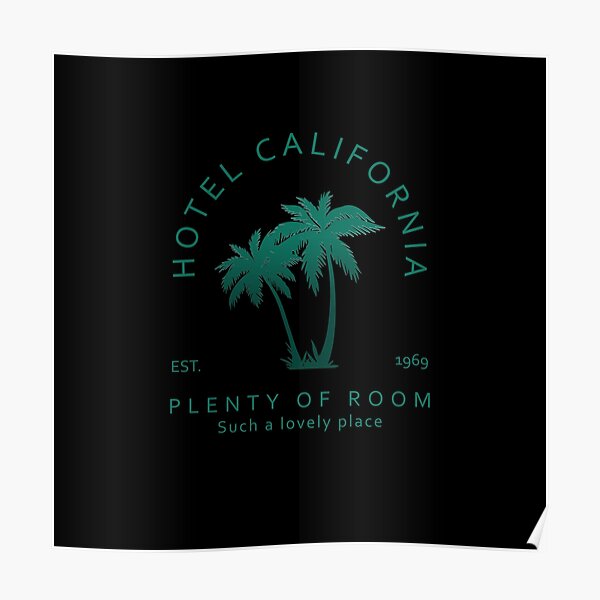 "Hotel California Vintage #07" Poster for Sale by Imaaam | Redbubble