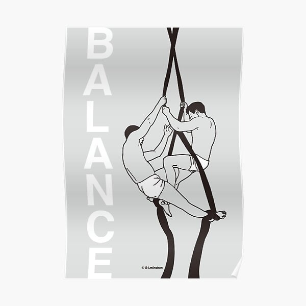 "BALANCE" Poster for Sale by 84minchen | Redbubble