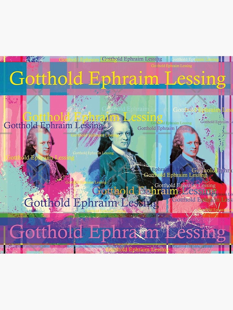 "beautiful Gotthold Ephraim Lessing portrait, famous German poet ...