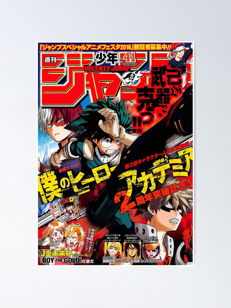 "My Hero Academia Shonen Jump Print" Poster for Sale by KaehaKim ...