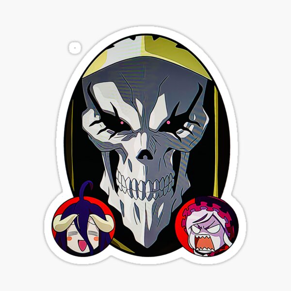 "Overlord anime Overlord Overlord" Sticker for Sale by treatmentjini ...