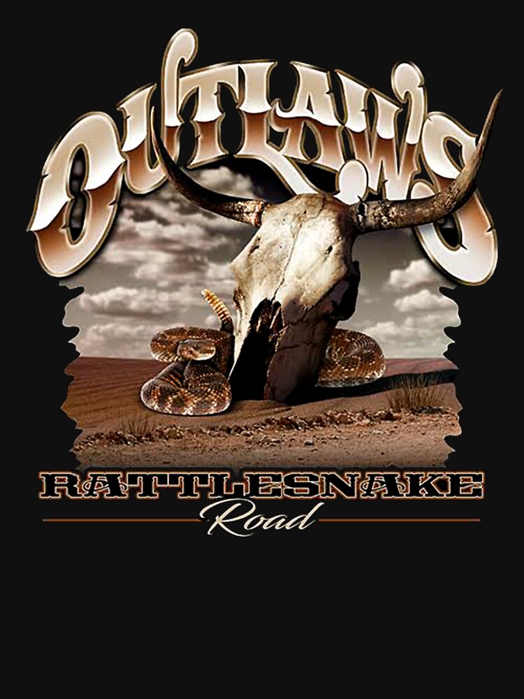 "best selling album logo the outlaws rock band southern" T-shirt for ...
