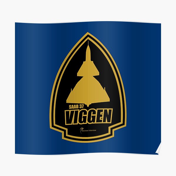 "Viggen Patch" Poster for Sale by ACInterview | Redbubble