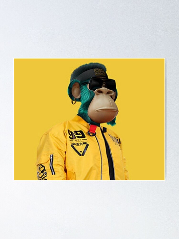 "Monkey NFT" Poster for Sale by PorfactArtist | Redbubble