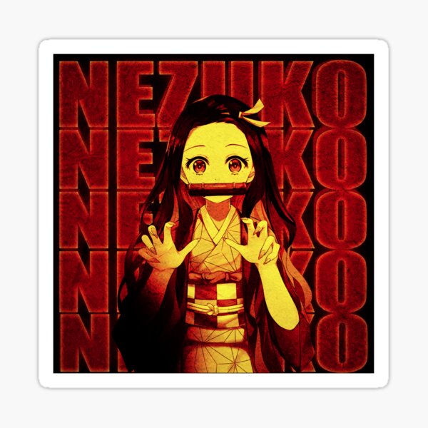 "Nezuko Demon Slayer - Kimetsu No Yaiba" Sticker by BangferoStore20 ...