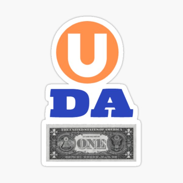 " U Da One" Sticker for Sale by imtiyaz9661 | Redbubble