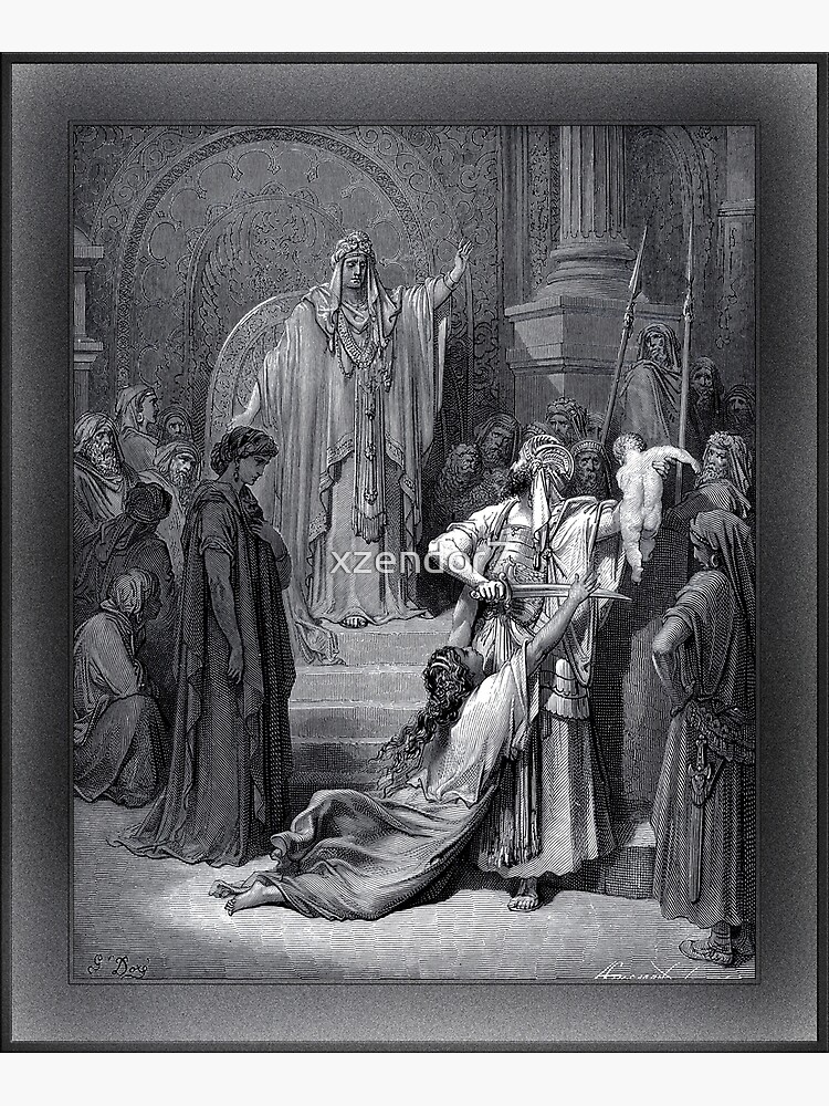 "The Judgment of Solomon by Gustave Doré Remastered Xzendor7 Classical ...