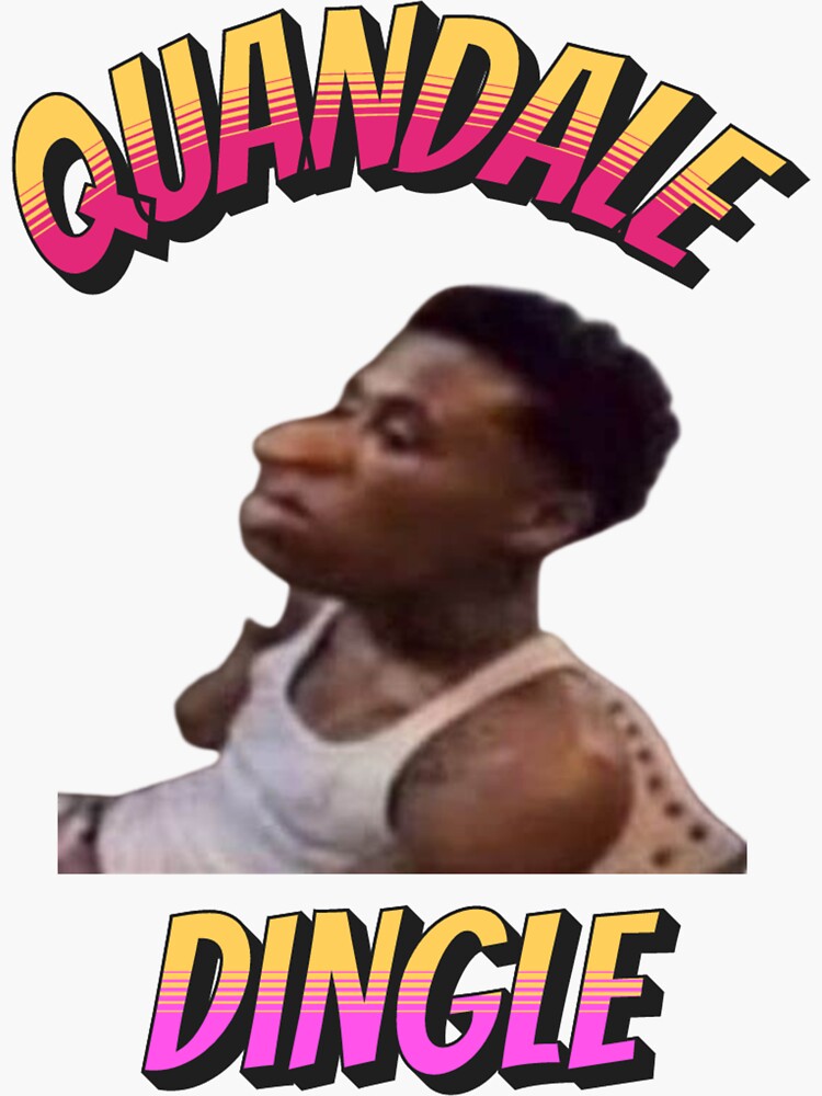 "Quandale Dingle" Sticker by Handyhouse | Redbubble