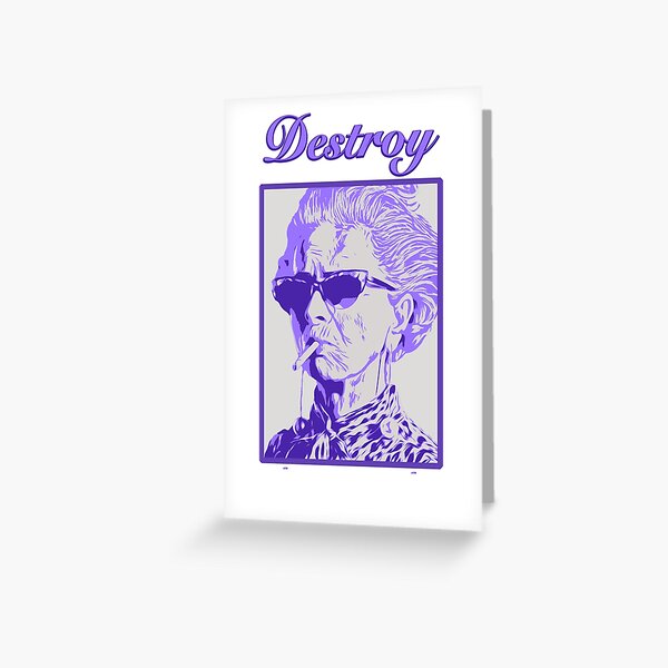"Destroy the patriarchy - purple image of elderly woman in sunglasses ...