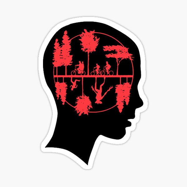 "Stranger Things Fan Art Eleven" Sticker by Shiroeble | Redbubble