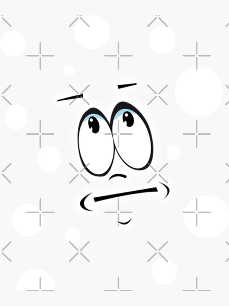 "Bleh emoji polka dots googly eyes" Sticker by Missimaniakinyi | Redbubble