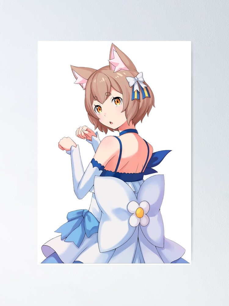 Póster « Lindo Neko Felix Argyle Waifu Cat Ears Kawaii (Re Zero Trap ...