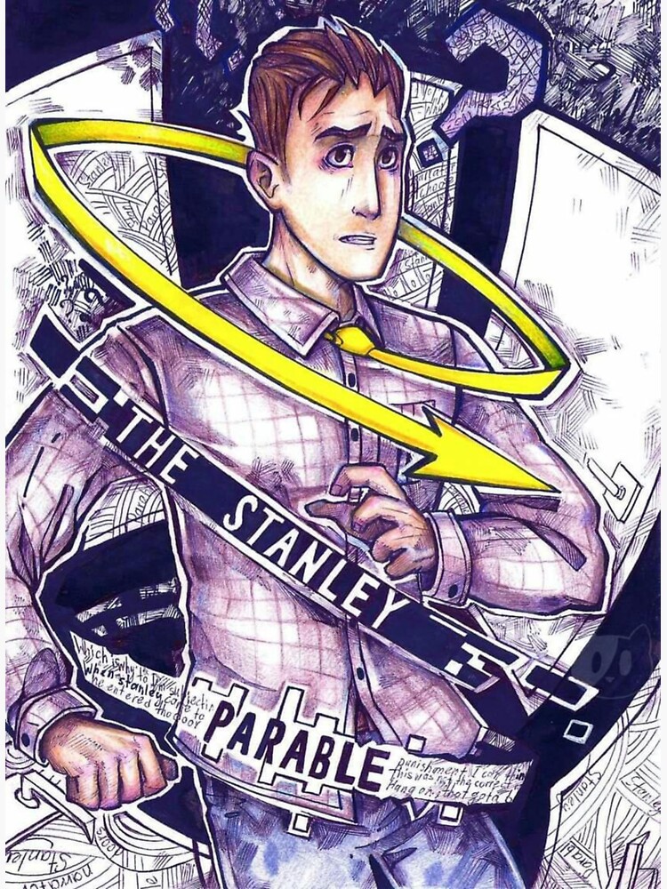 "Stanley parable" Sticker by collinsdrawings | Redbubble